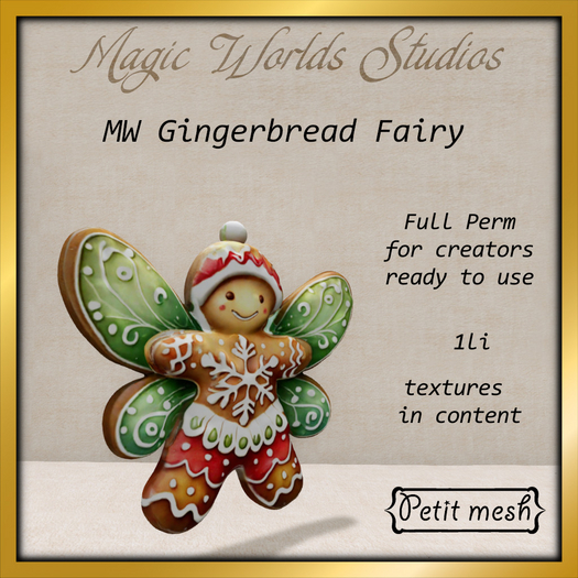 Second Life Marketplace Mw Gingerbread Fairy